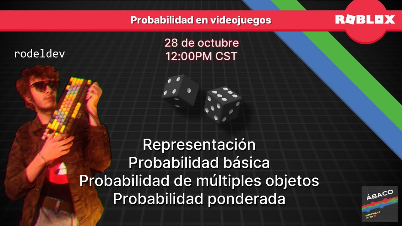 Probabilidad en videojuegos | Conferencia Roblox - YouTube
