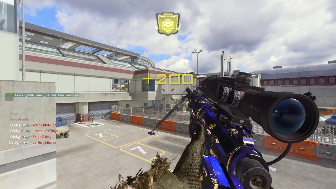 i hit a quad collateral trickshot mw2 trickshotting - YouTube