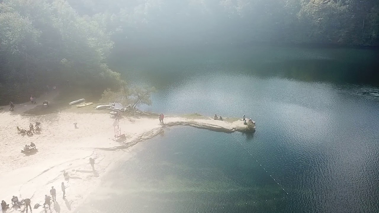 Nelson Ledges Quarry Park Beach 2018 Fall Badfish - YouTube