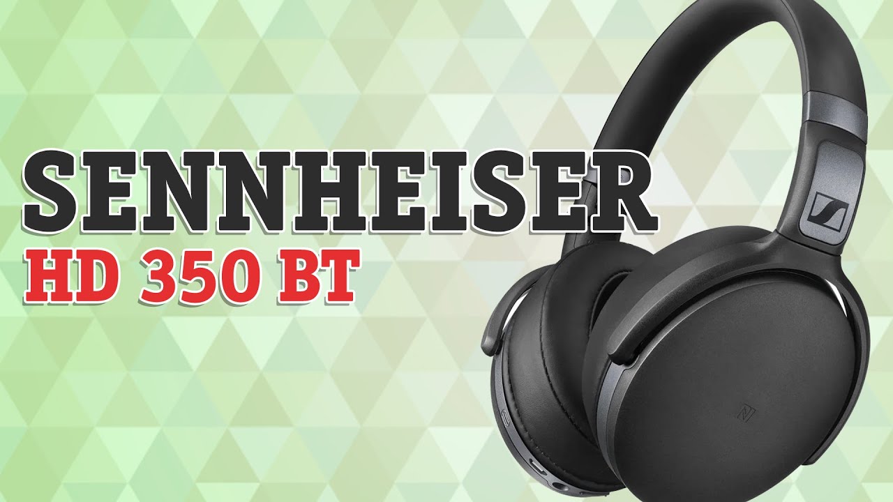 Навушники Sennheiser HD 350 BT Black (508384) - YouTube