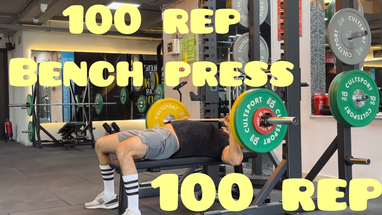 100 REP BENCH PRESS | CHEST DAY | GROW BIGGER CHEST - YouTube