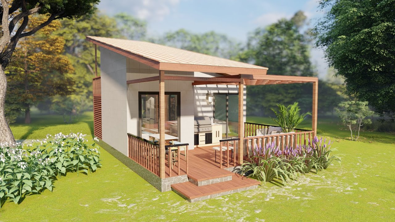 7m x 6m 450 SQFT Cozy and Gergeous Small House with Loft Design You've ...