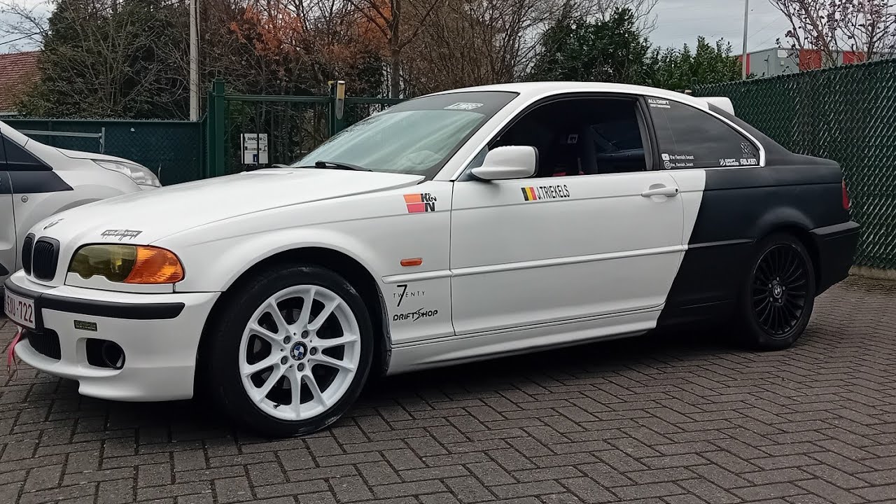 The bmw e46 new look ( bmw e46 drift build pt26 ) - YouTube