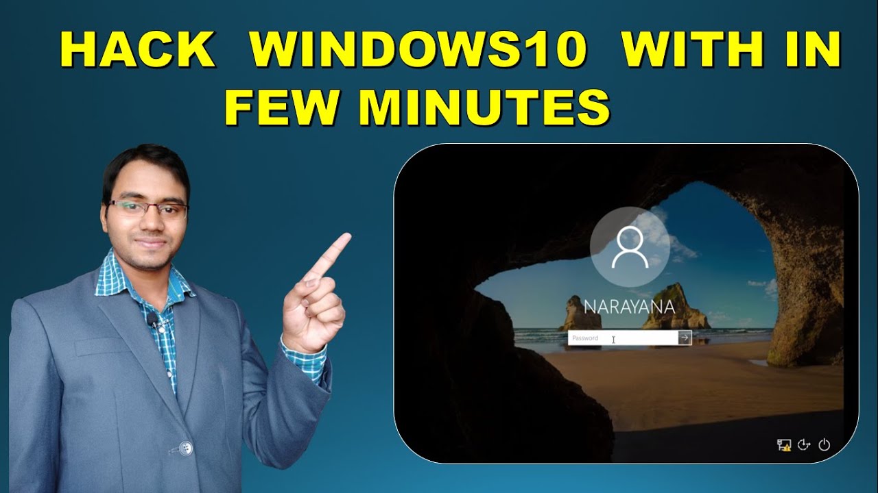 Unlock or hack any windows10 without password - YouTube