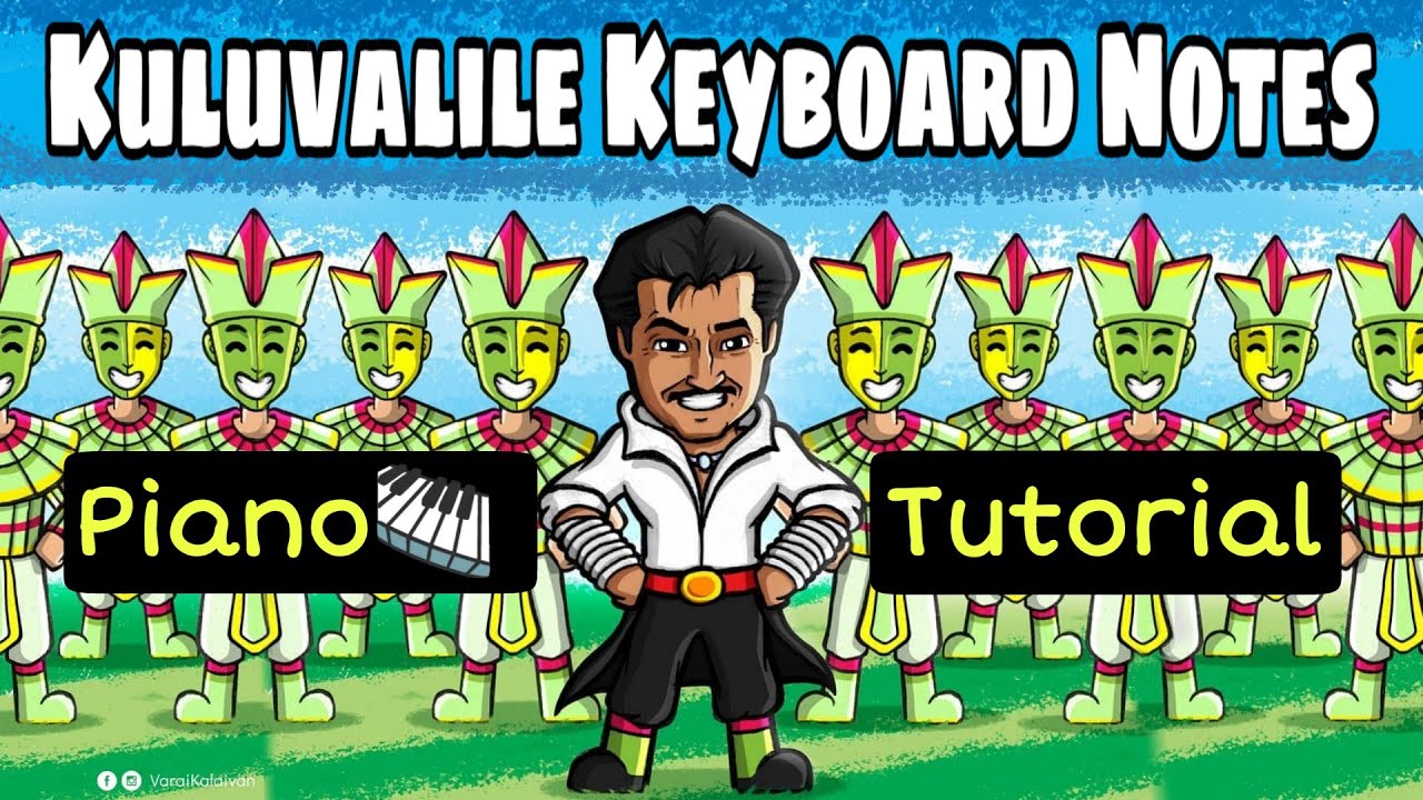 Kuluvalile Keyboard Notes | Muthu Piano Tutorial | Letter Notes for ...
