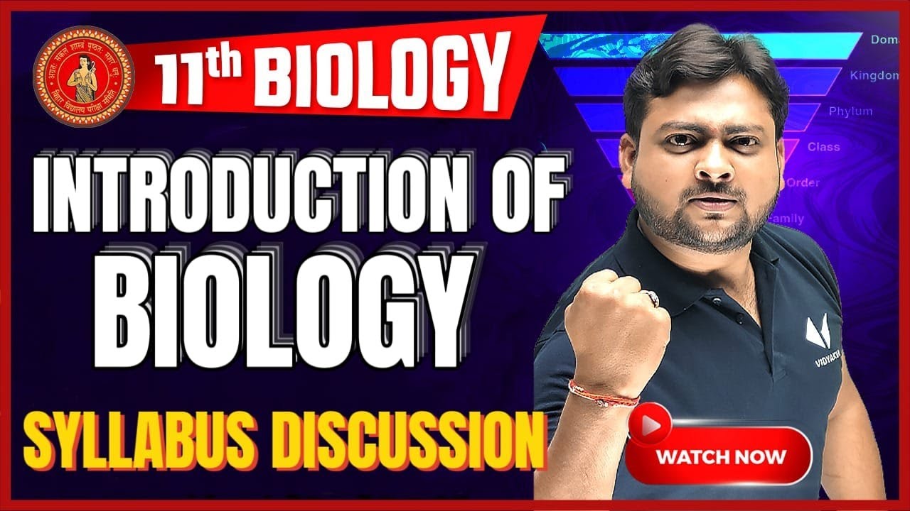 Class 11th Introduction of Biology Syllabus Discussion | BSEB Biology ...