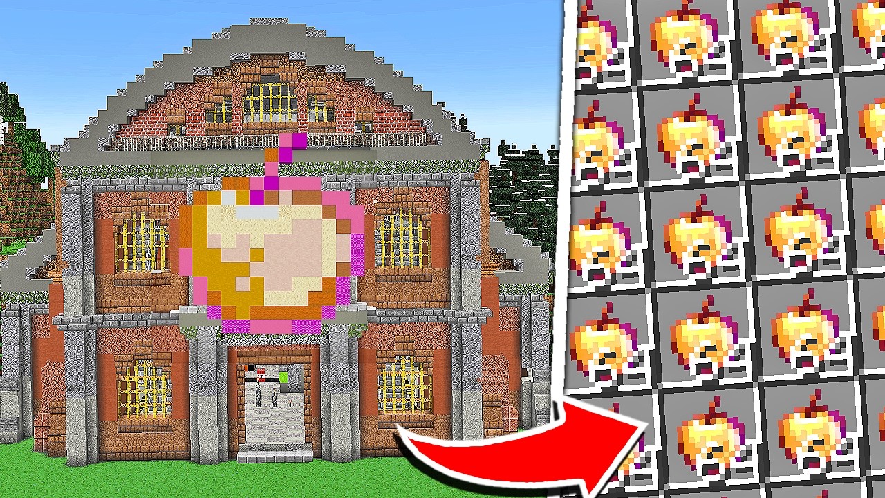 GRANJA INFINITA de MANZANAS NOTCH en MINECRAFT - YouTube