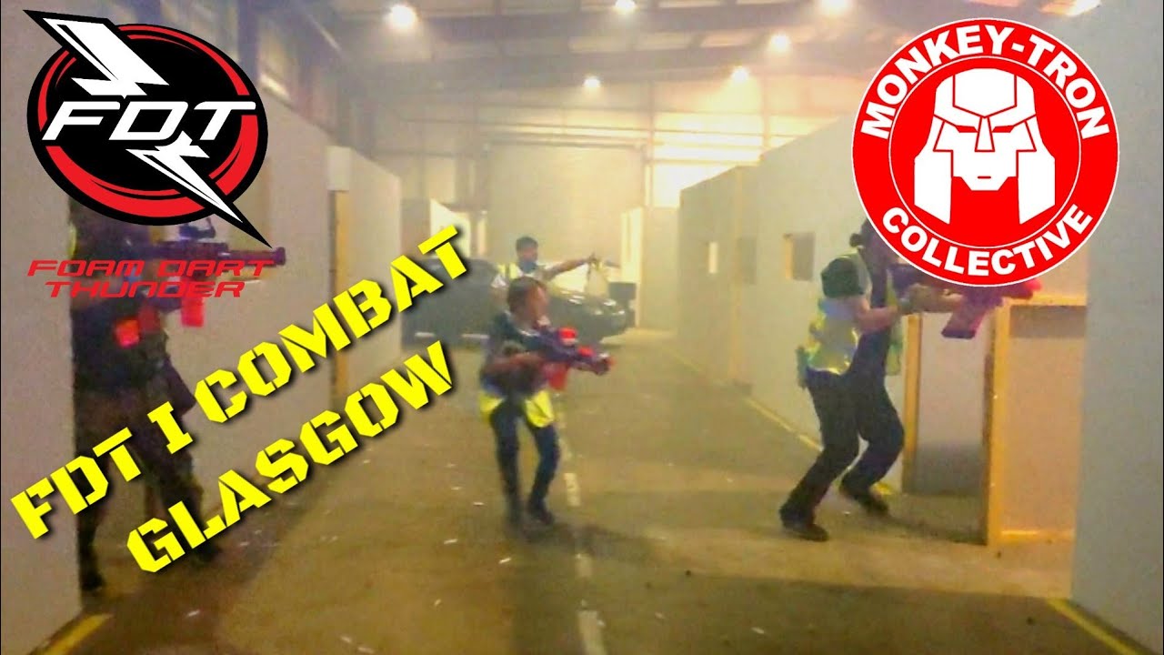 Monkeytron at FDT I Combat, indoor laser tag arena nerf war. - YouTube