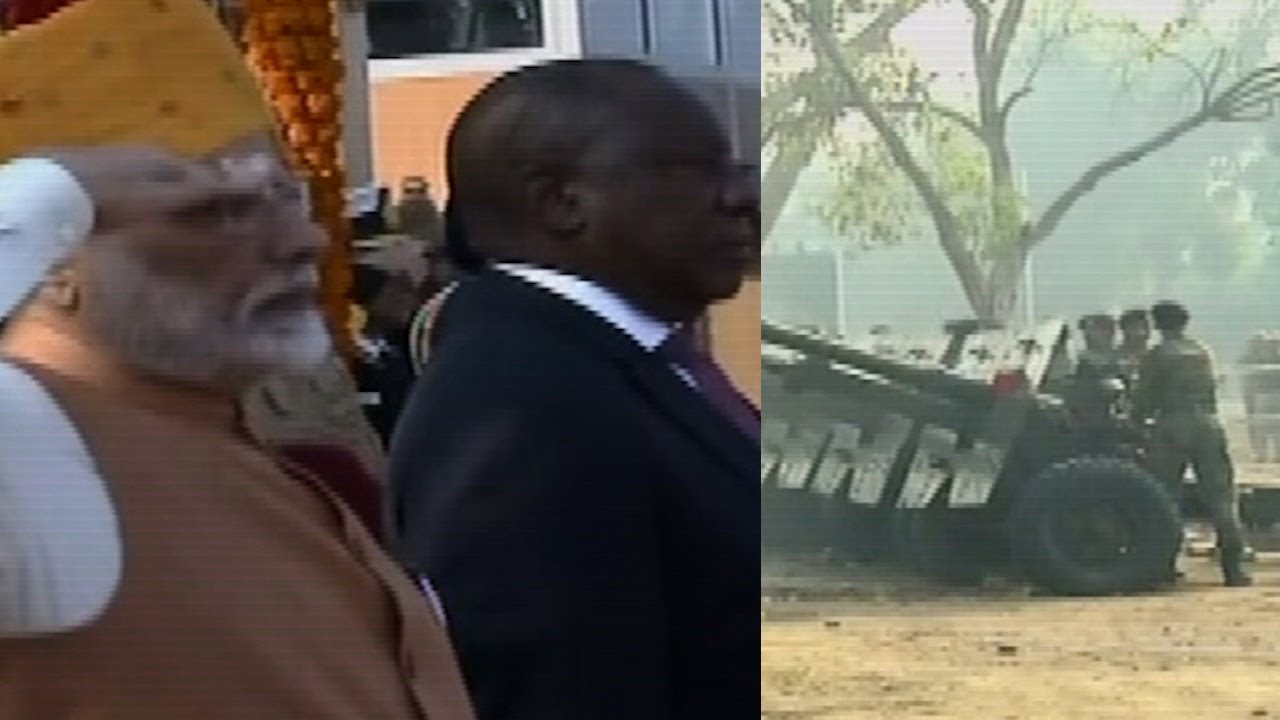 Watch: Traditional 21-gun salute at Republic Day parade - YouTube