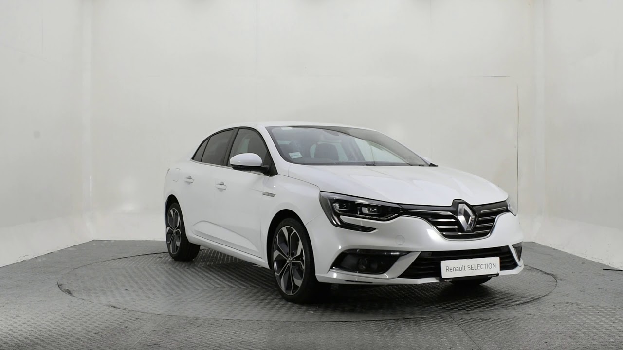 Renault Megane Grand Coupe Signature Pearl White - YouTube
