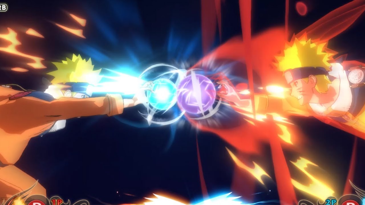 RASENGAN VS RED RASENGAN NARUTO NARUTO Ultimate Ninja STORM 1 Fight ...