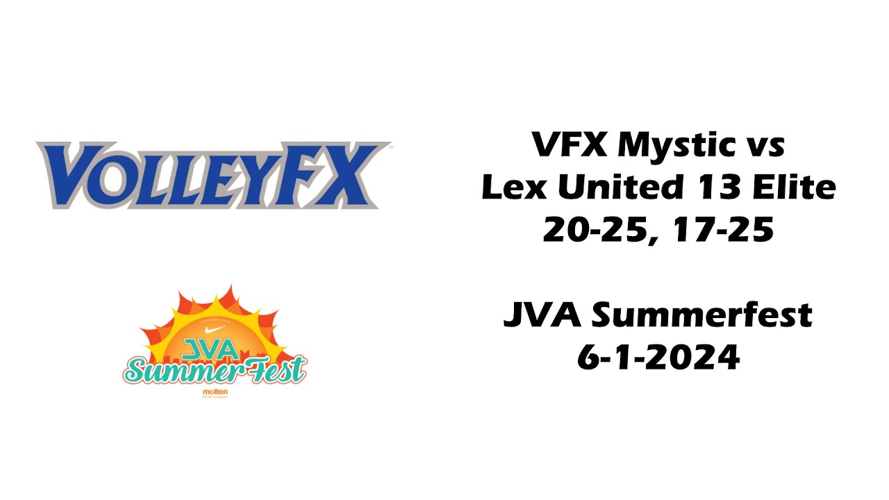 VFX Mystic vs Lex United 13 Elite Set 2 - YouTube