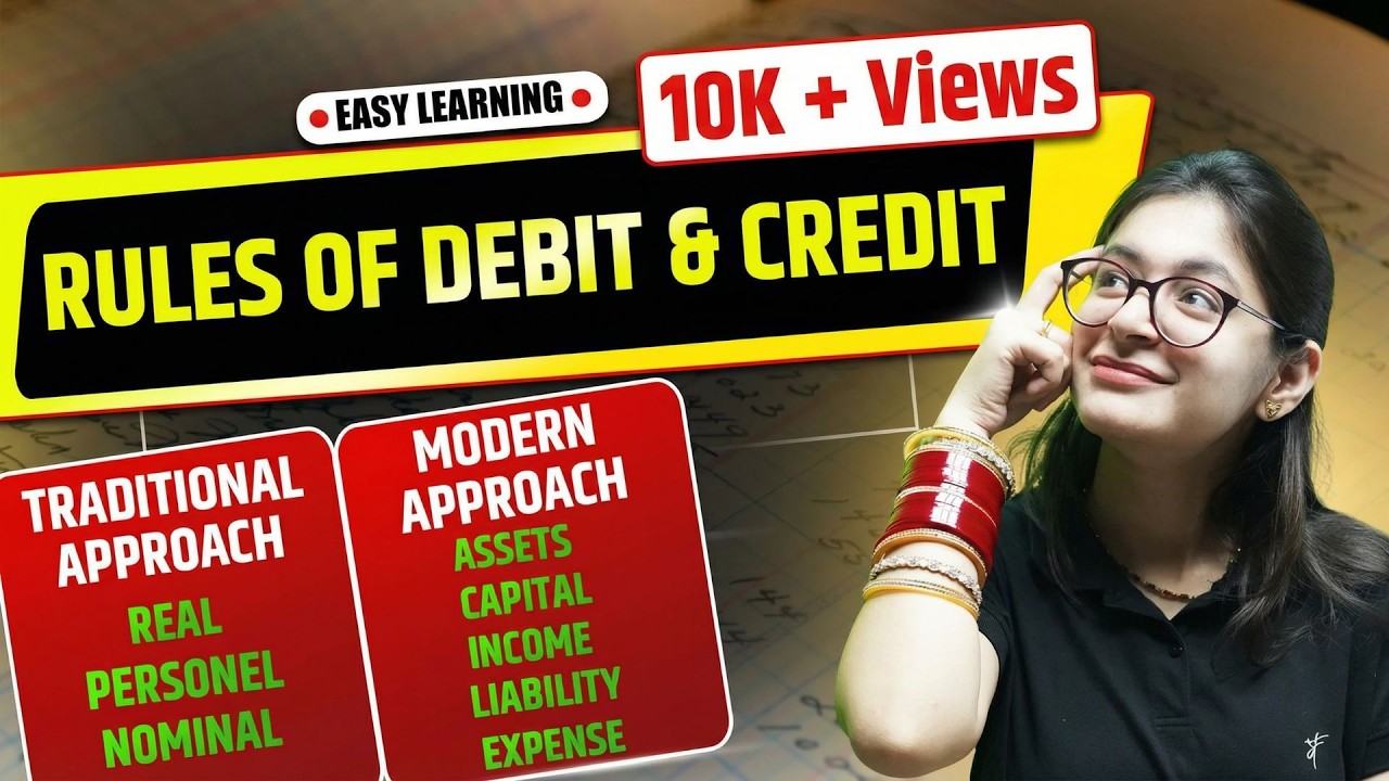 Rules Of Debit And Credit | Traditional & Modern Approach | Golden ...