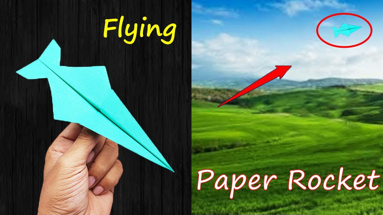 Easy Way to Make a Paper Rocket - Origami - YouTube