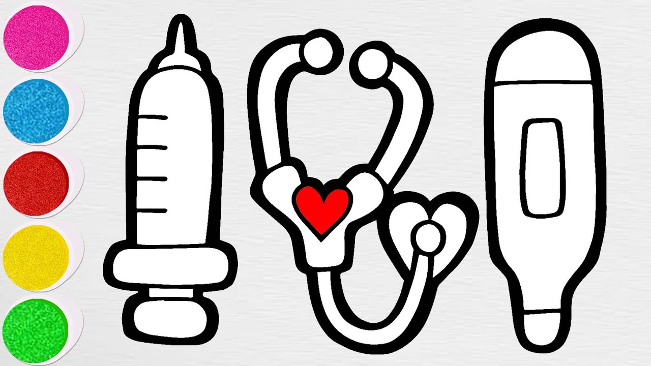 How to Draw Medical Tools | Easy Step by Step for Beginners - YouTube