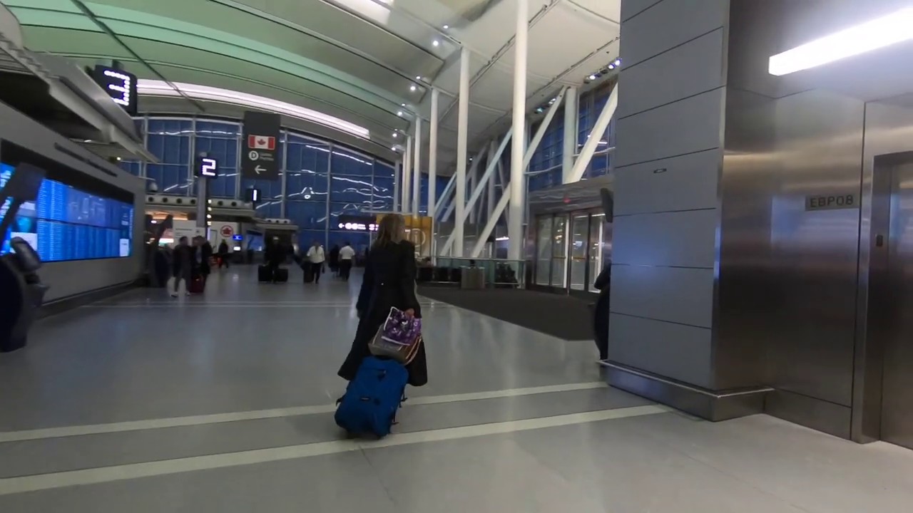 Toronto Pearson Terminal 1 - Check-in Area Tour - YouTube