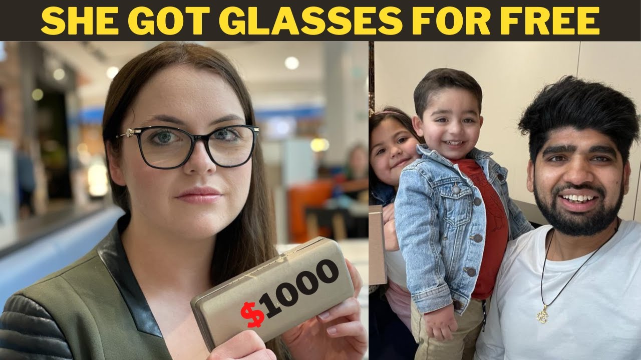 SHE GOT $1000 WORTH GLASSES FOR FREE | LOVELEEN VATS & COURTNEY VATS ...
