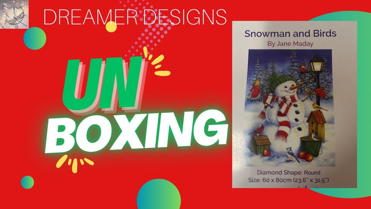 DREAMER DESIGN UNBOXING & KIT UP: SNOWMAN AND BIRDS - YouTube