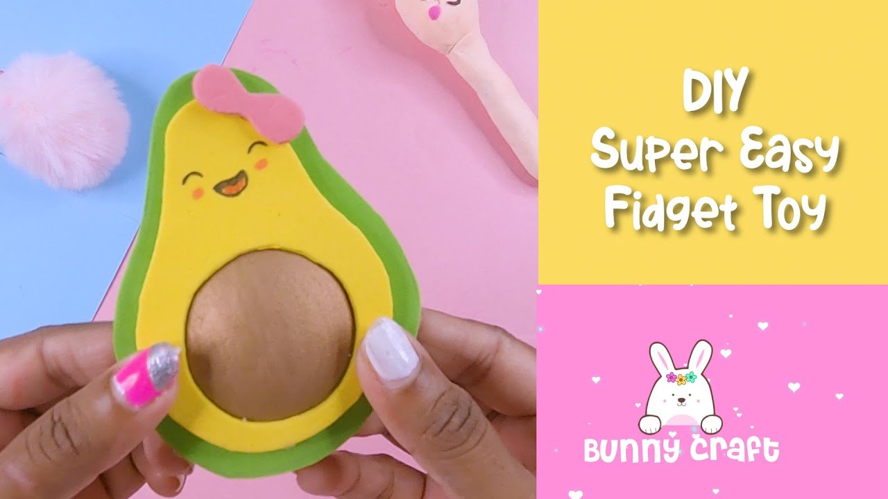 Avocado pop it Super Easy Fidget Toy Idea. You will be SURPRISED - YouTube