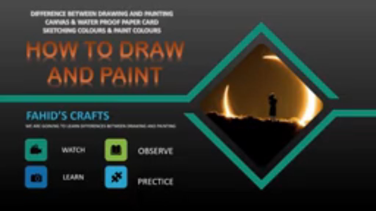 DIFFERENCE BETWEEN PAINTING AND DRAWING , USE OF CANVAS & LAMINTATED ...