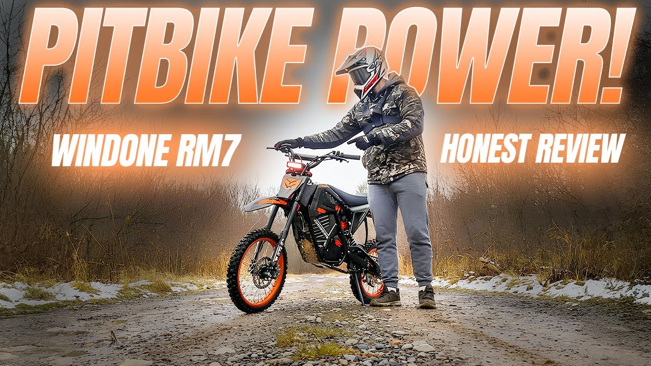 THIS ELECTRIC PIT BIKE RIPS! Windone RM7 Full Review - YouTube