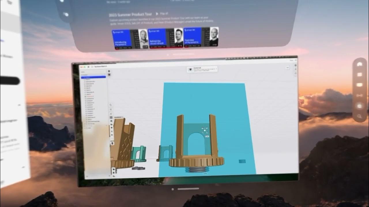 Using Shapr3d on an Apple Vision Pro - YouTube