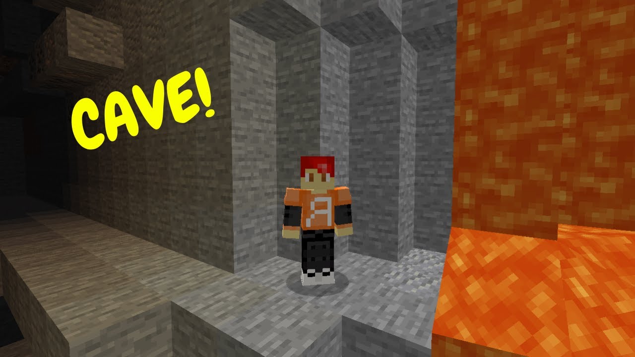 Finding a HUGE! Cave in Hardcore Minecraft with A Dog - YouTube
