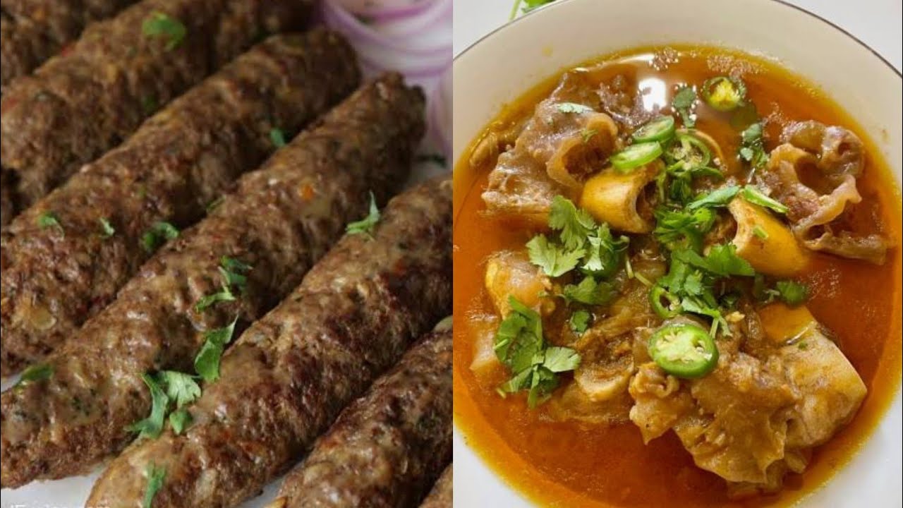 2 Best Bakra Eid Special Recipes / Seekh Kabab / Beef Paya / Zahida in ...
