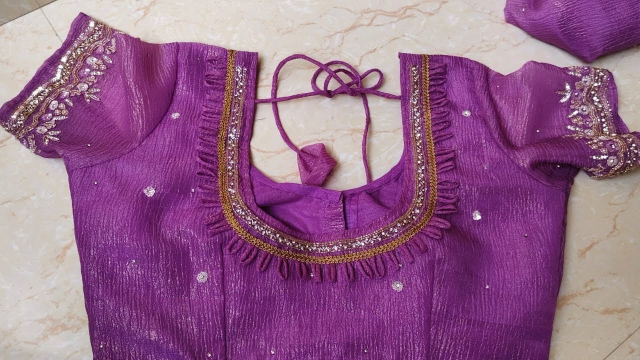 Simple back design || @DiptiCuttingAndStitching ️ ️😊 - YouTube