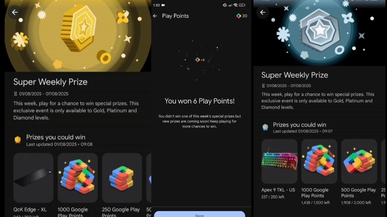 Google play points weekly perks - YouTube