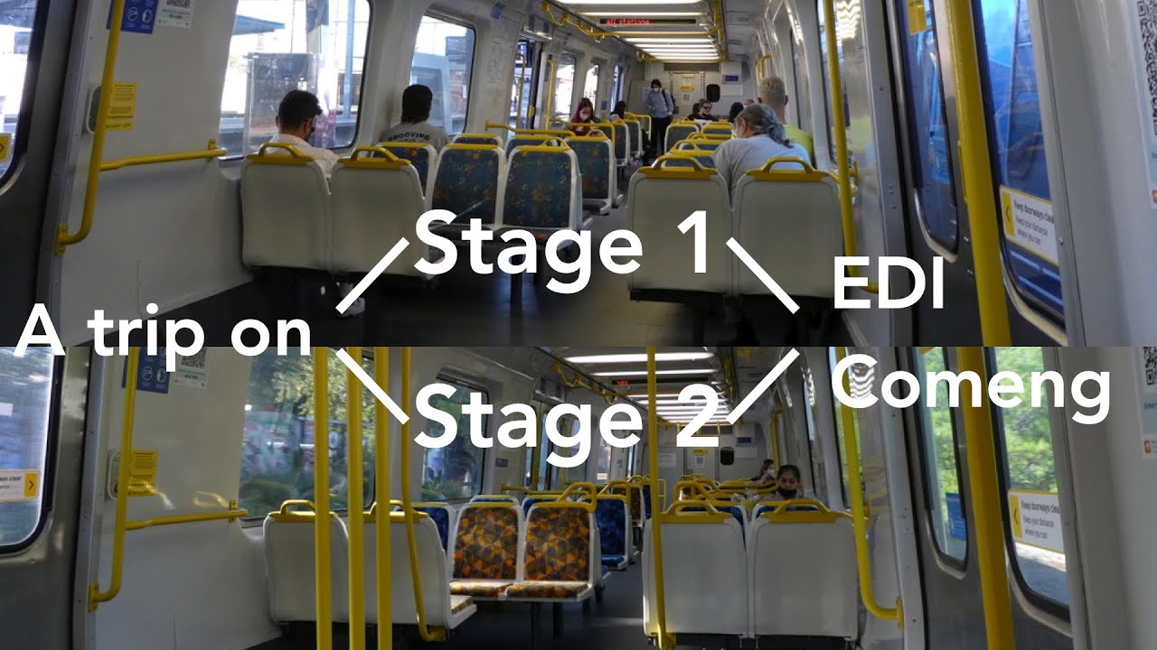 Melbourne Metro - A trip on Stage 1 and Stage 2 Comeng - YouTube