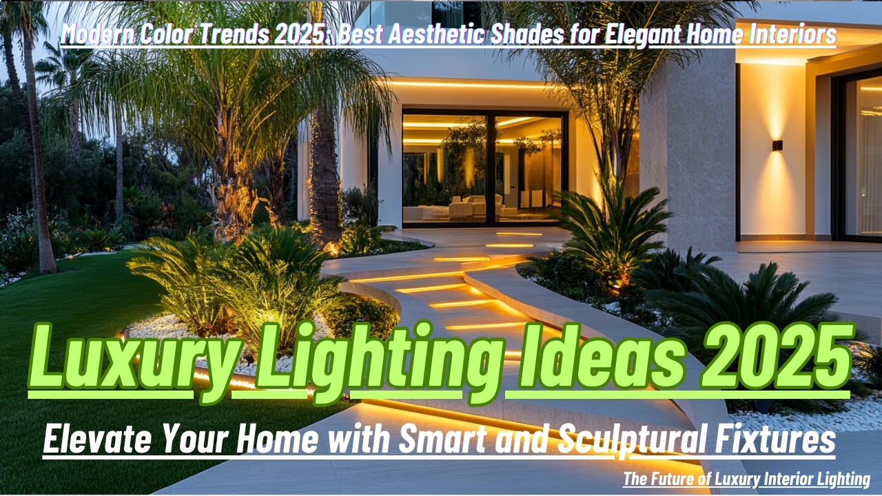 2025 Interior Design Trends: Top Luxury Lighting and Color Palettes for ...