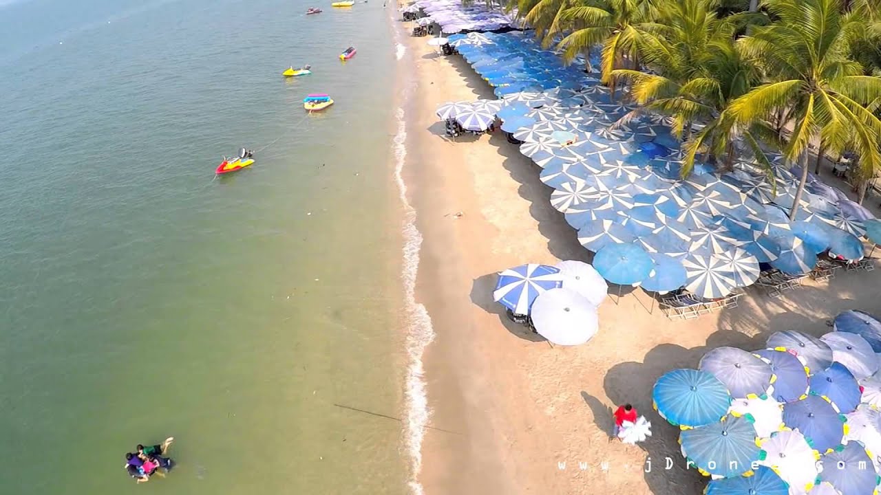 BangSaen, Thailand, Aerial test with jDrones Quad - YouTube