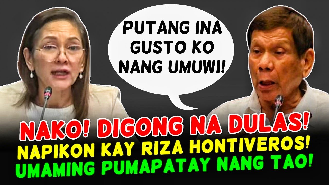 lagot na! Digong Na Dulàss! Napik0n Kay Senator Riza Hontiveros! - YouTube