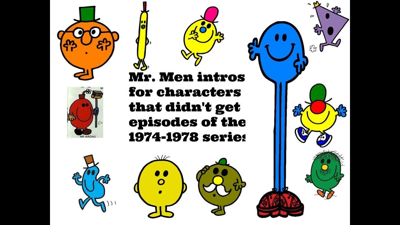 Mr. Men intros for characters that didn't get episodes of the 1974-1978 ...