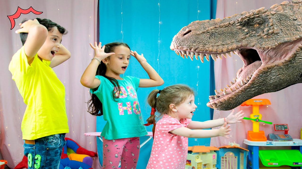 Dinosaurs Play | Nursery Rhymes, Kids Songs | for kids | Kids Cartoon ...