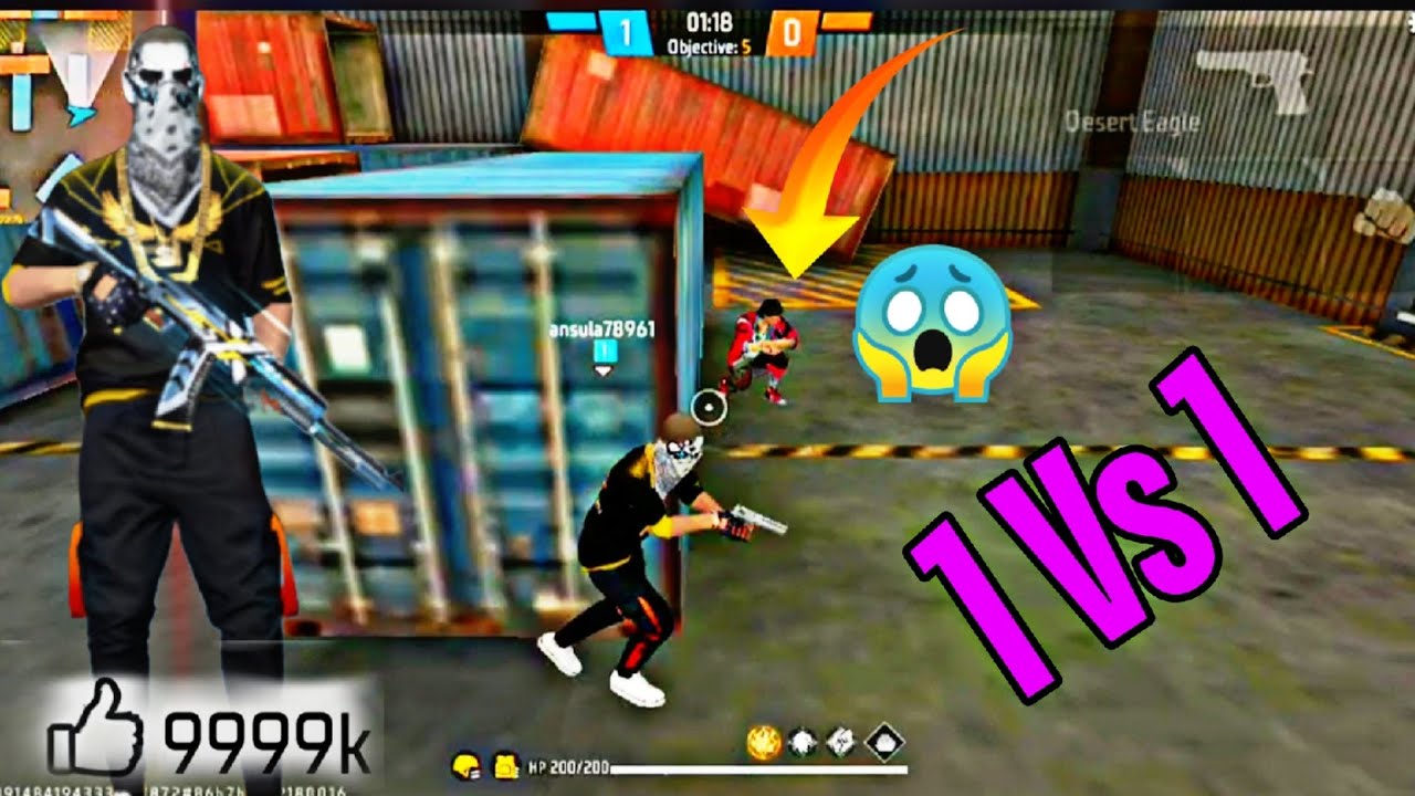 Free Fire max Gameplay😎Video1Vs 1 Ff🔥Shoter Games#freefire #ff # ...