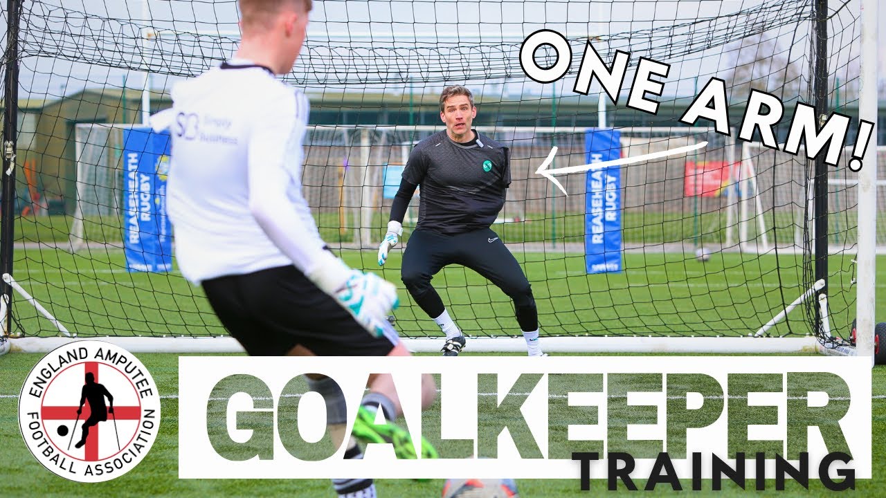 The one armed goalies! I train with the England team | Mic'd up ...