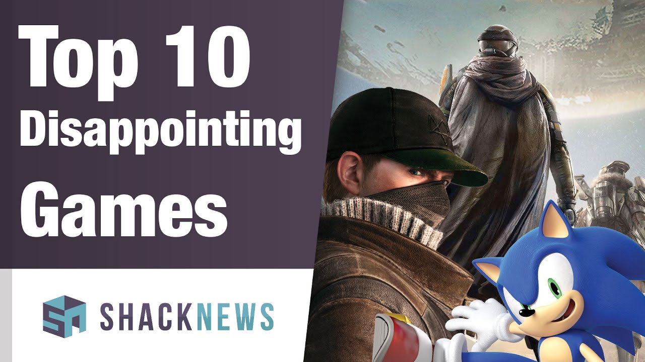 Top 10 Disappointing Games - YouTube