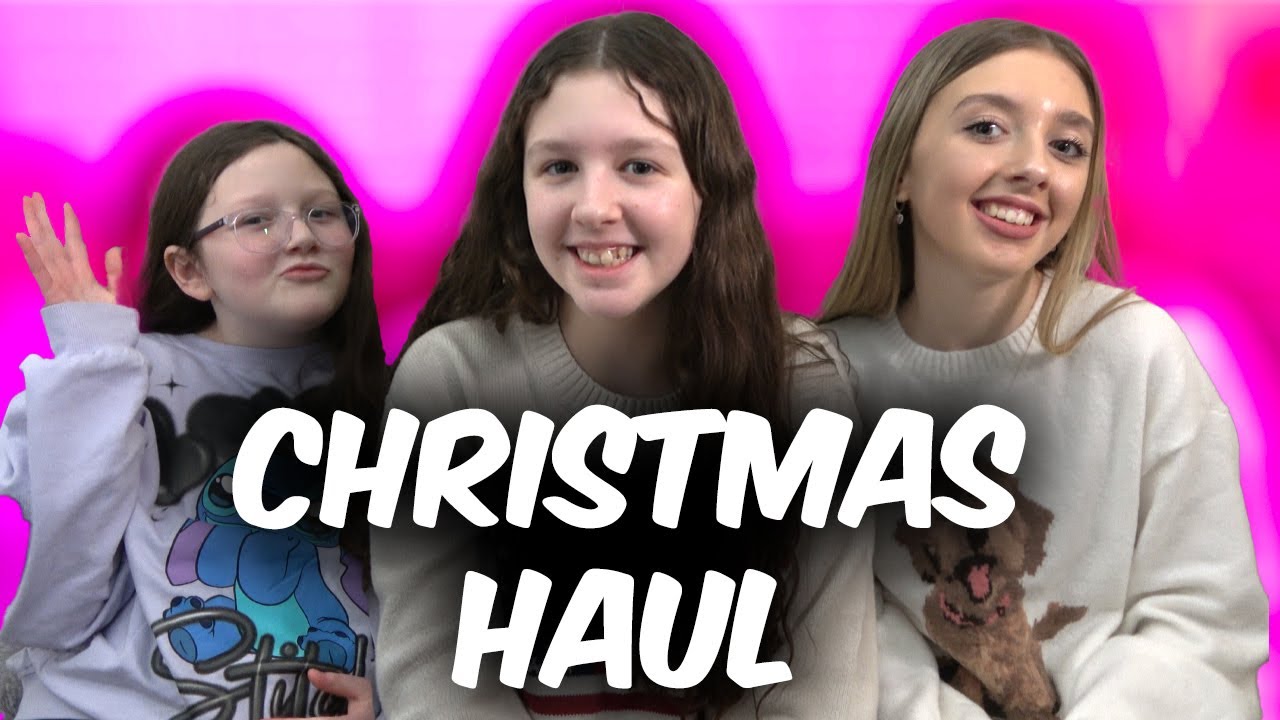 Fun Family Three Christmas Presents Haul | Ava Isla & Olivia's Top 5 ...