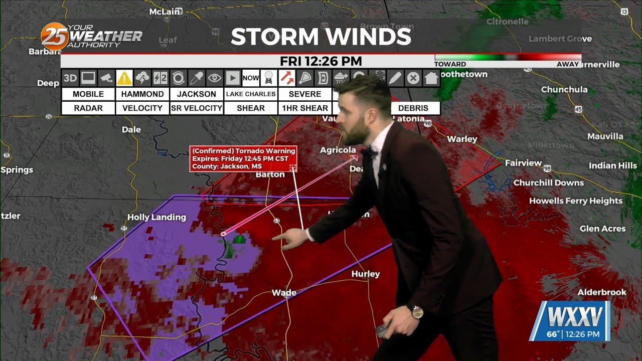 (12/27/2024) Confirmed tornado Wade, Mississippi - YouTube