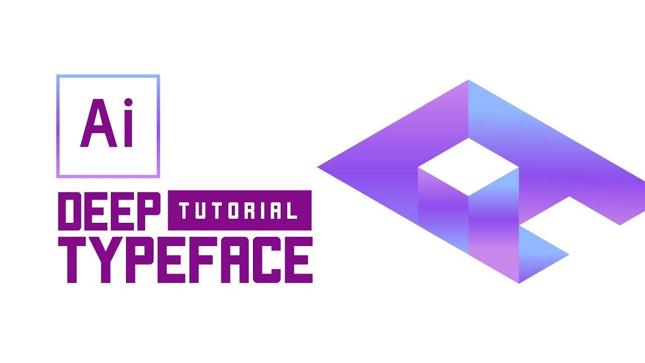Illustrator - Tutorial Deep Typeface (Fácil) - YouTube