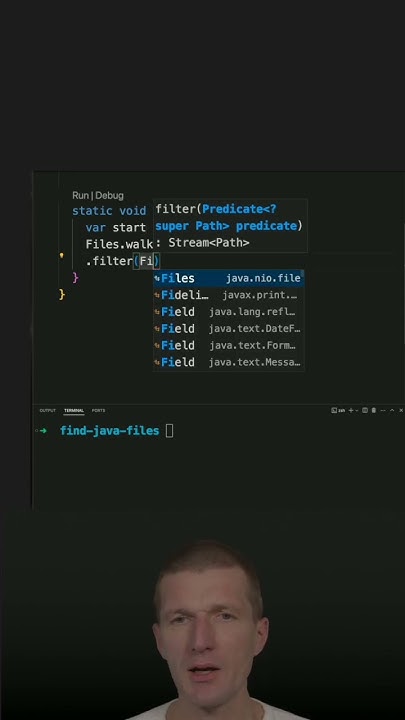 Finding Java Files Recursively Java Shorts Coding Airhacks Youtube 9340