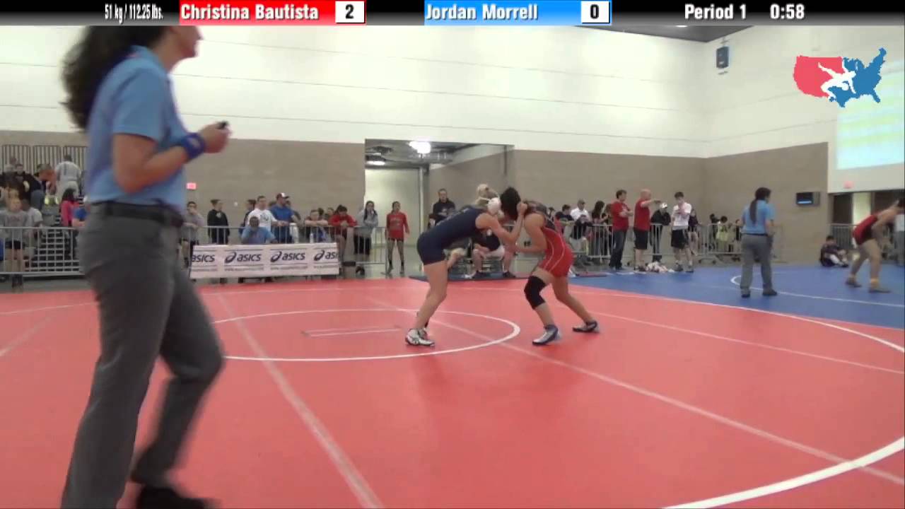 FILA Junior 51 kg / 112.25 lbs. - Christina Bautista vs. Jordan Morrell ...