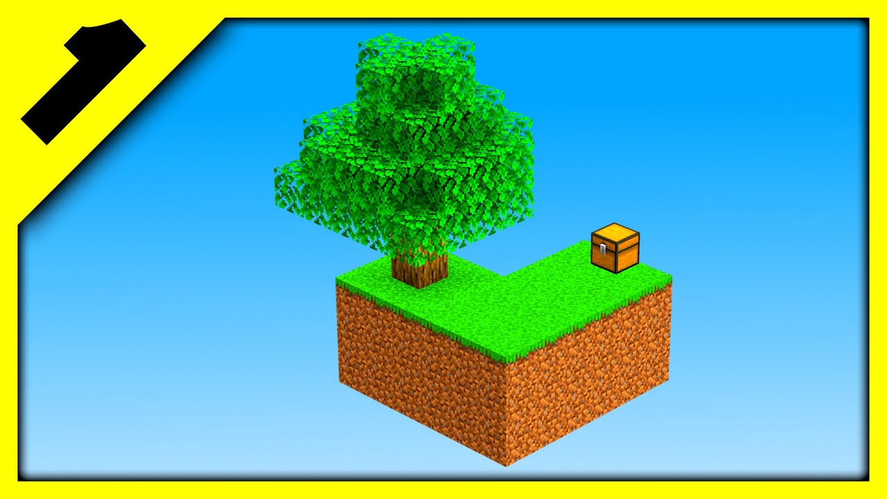 Amazing Start | Minecraft Skyblock Episode 1 (Java & Bedrock Server IP ...