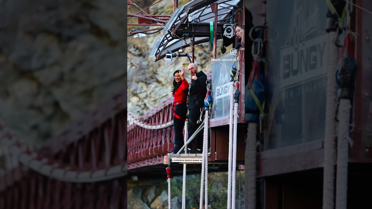 My first YouTube video.!! bungy jump. Stay tuned for the actual bungy ...