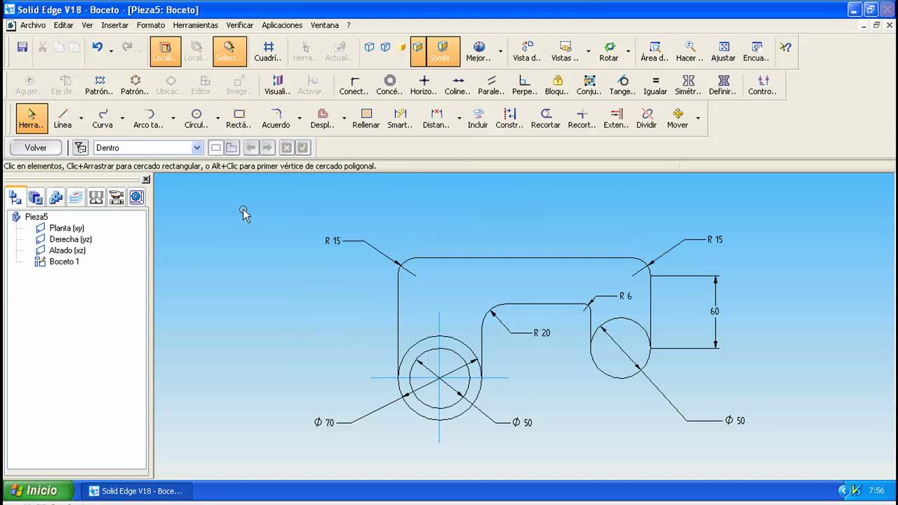 Actividad 2 Semana 1 Curso Solid Edge - YouTube