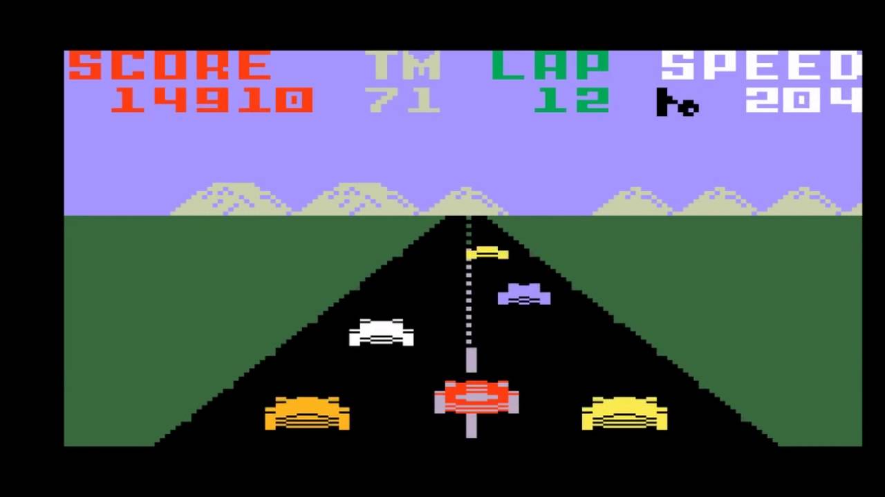 Intellivision - Pole Position - Track 1 - Fuji Speedway - YouTube