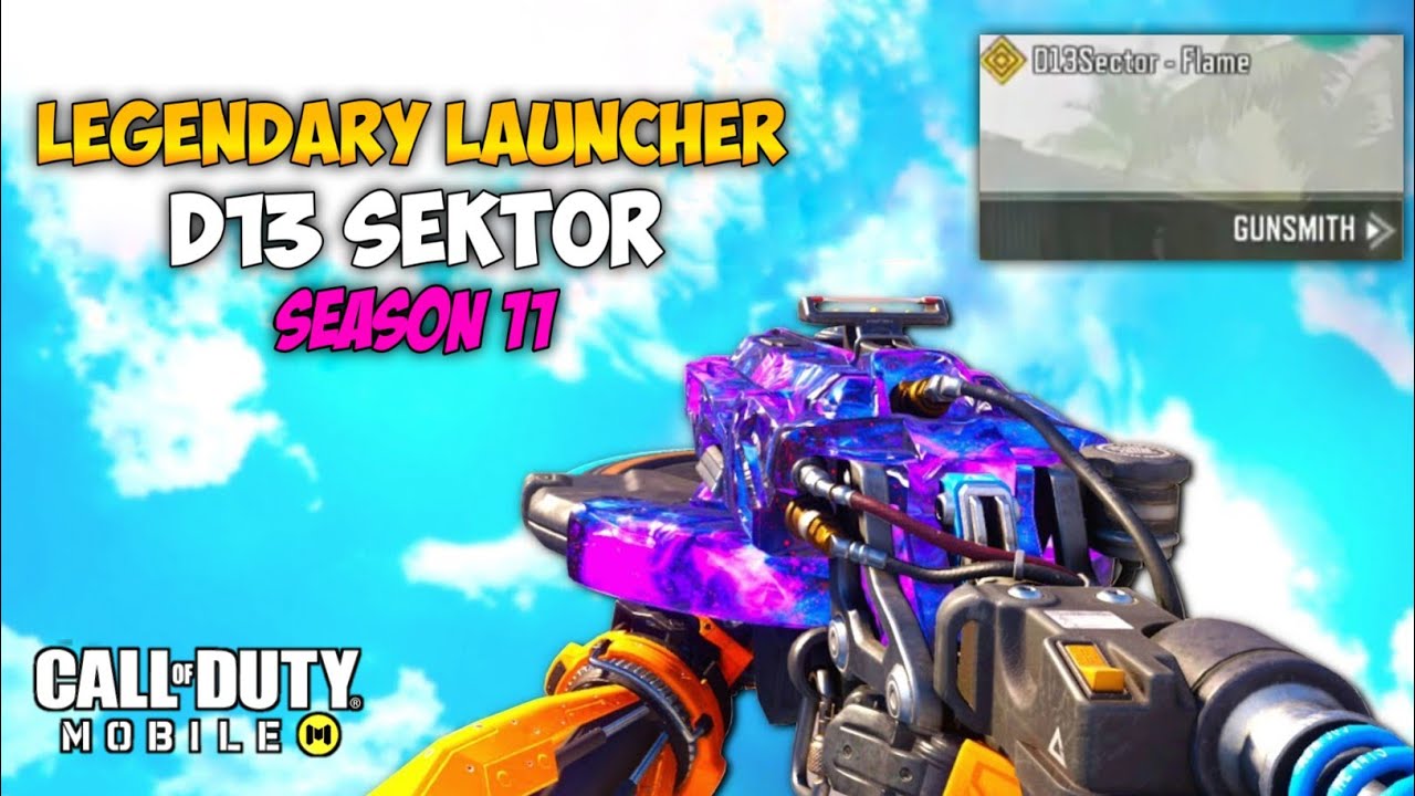 Legendary launcher D13 sektor | legendary karakter Firebreak codm ...