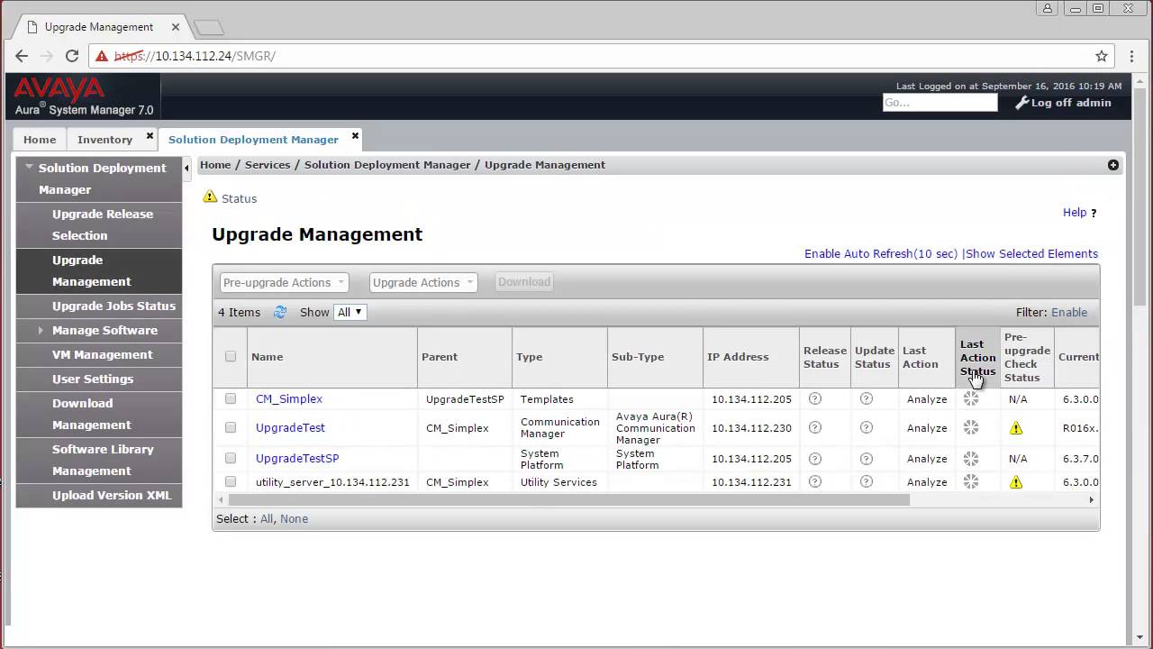 How to upgrade communication manager on system platform using solution ...
